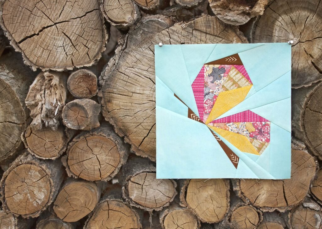 Flutterby Quilt Block Free Pattern – quilt pattern – CUTE SEWING